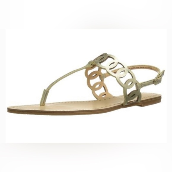 Daya By Zendaya | Shoes | Nib Daya By Zendaya Mallory Gold Sandals Sz 6 ...